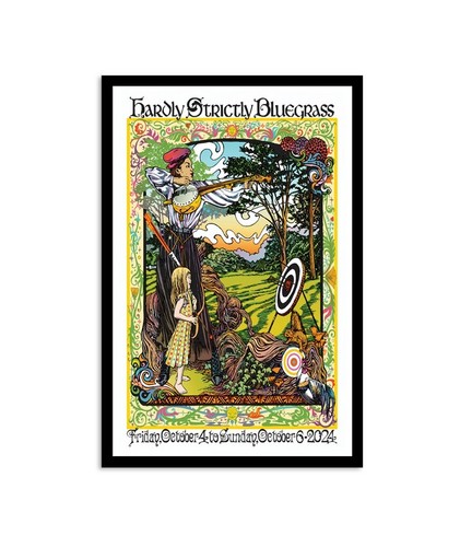 Hardly Strictly Bluegrass Poster San Francisco Oct 4-6 2024 Festival | eBay