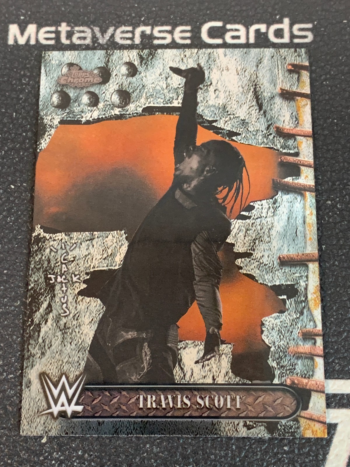 Travis Scott 2025 Topps Chrome WWE x Cactus Jack #CJA-TV Base ...