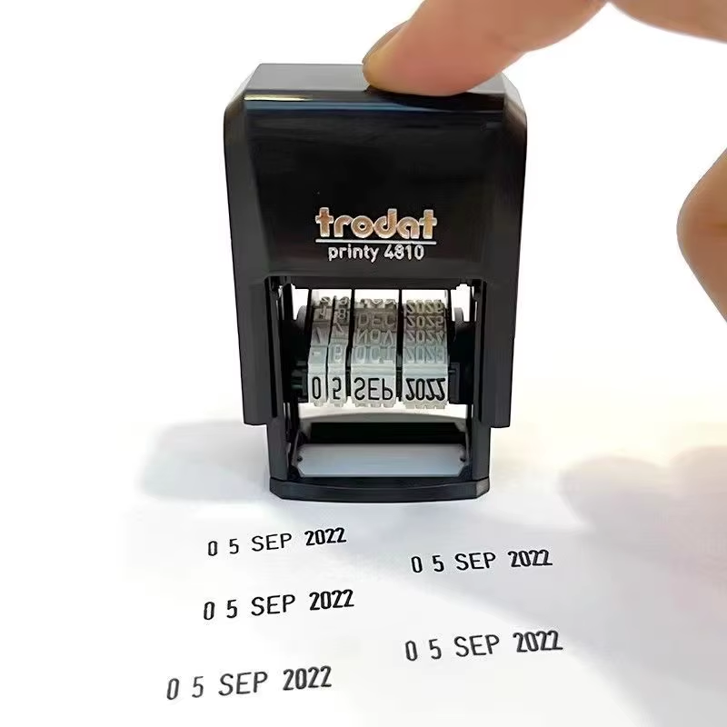 Date Stamp DIY Handle Account Date Stamps Mini Dater 4810 Universal Adjustable D | eBay Australia