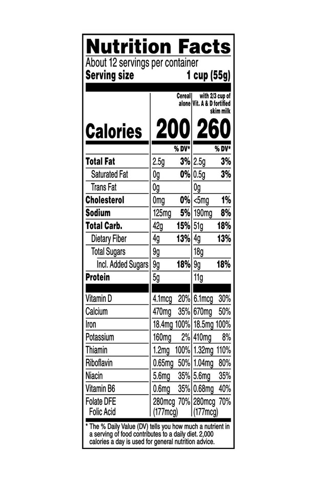 🔵 New Family Size Quaker Mighty Life Very Vanilla Multigrain Cereal 22 ...