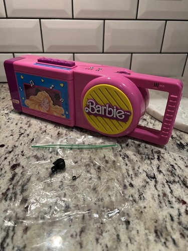 1989 Barbie Pink Handheld Cassette Tape Player Mattel Nasta Vintage For ...