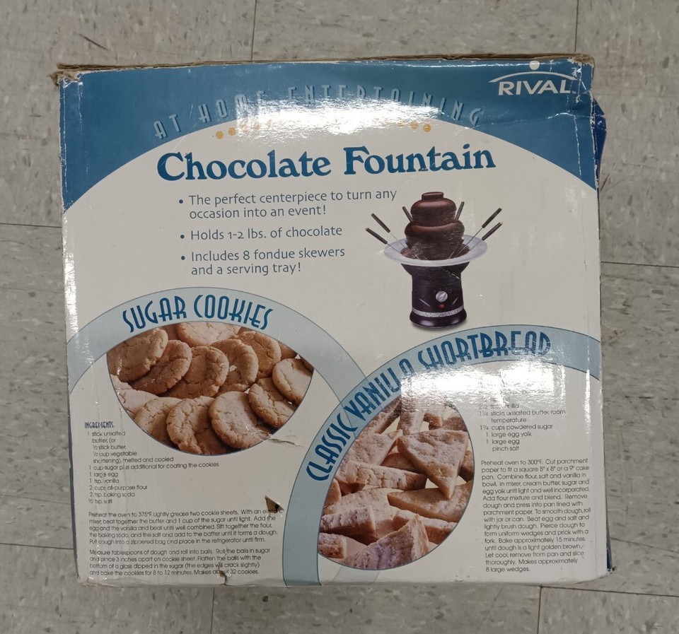 Excellent Used Rival Chocolate Fountain Ultimate 3 Tier Waterfall | eBay