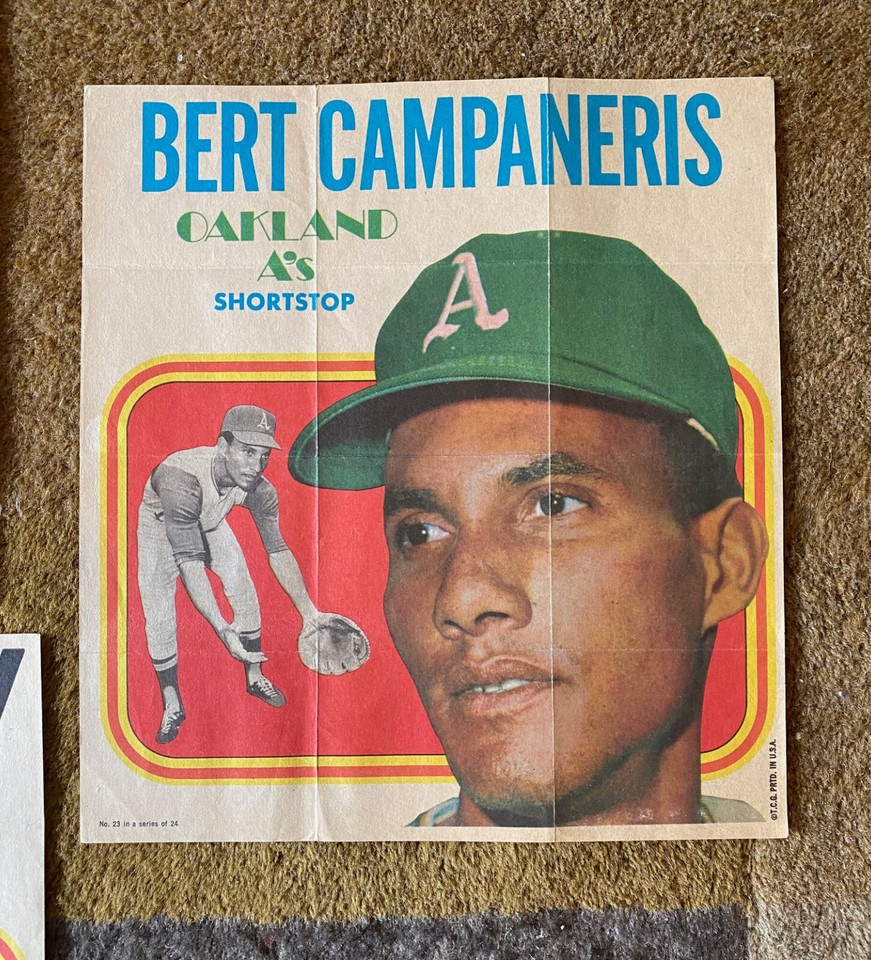 Vintage 1970 Topps Baseball Posters 17 Total 2 Roberto Clemente | eBay