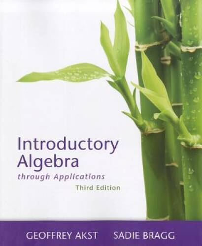 Introductory Algebra Through Applications (3rd Edition) - Paperback ...