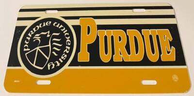 Purdue University Booster License Plate PLASTIC | eBay