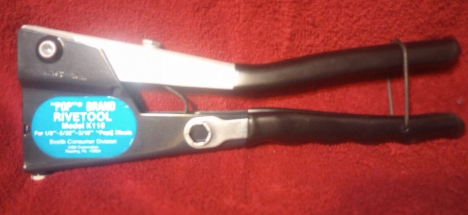 Pop Riveter Rivetool Model K110 Rivet Gun Hand Riveter Bostik In Case ...
