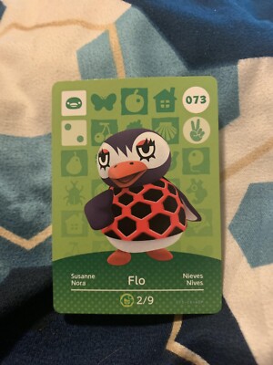 073 Flo Series 1 Animal Crossing Amiibo Card #073 Authentic ACNH | eBay UK