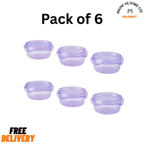 IKEA PRUTA Lilac Food Storage Containers 70ml with Lids – Pack of 6, NEW | eBay UK