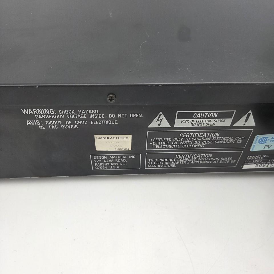 Denon DCM-340 Compact Disc Player 5-CD Changer - Tested & Working Great ...