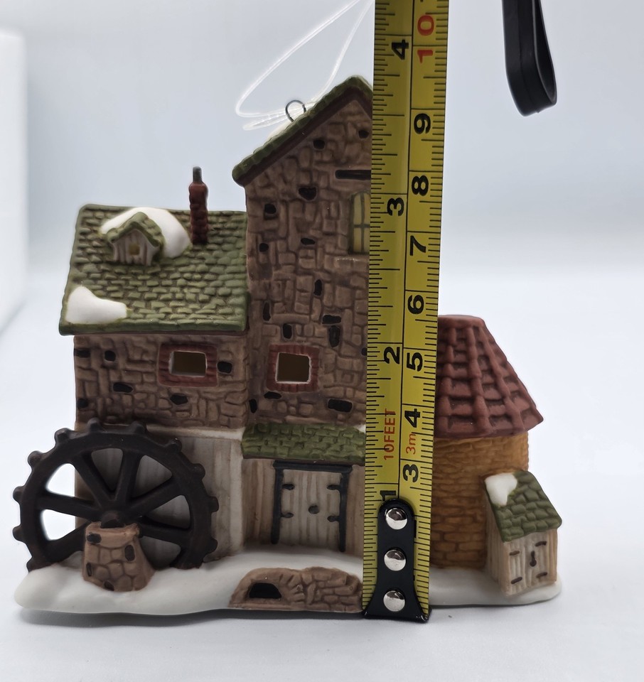 Vintage 1985 Dickens' Village Mill Lighted Department 56 Ornament ...