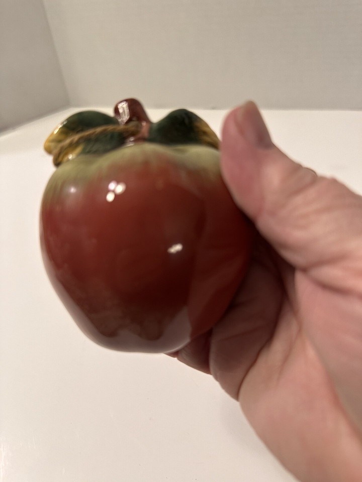 Vintage Red Apple Measuring Cups Set Of 3 Ceramic Wall Hanging | eBay