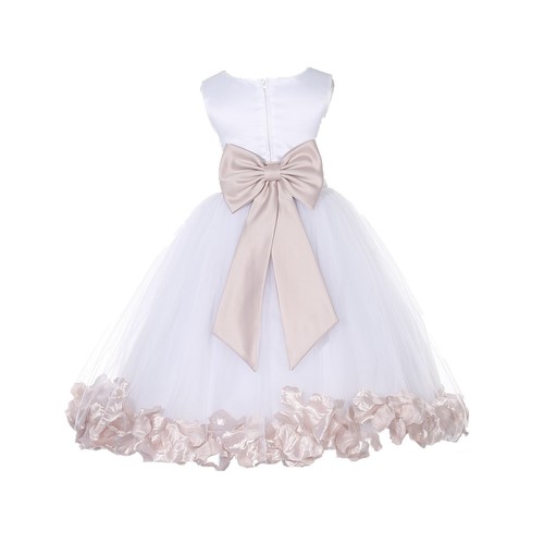 Wedding Flower Girl Dress Birthday Girl Dresses Gradation Pageant Rose ...