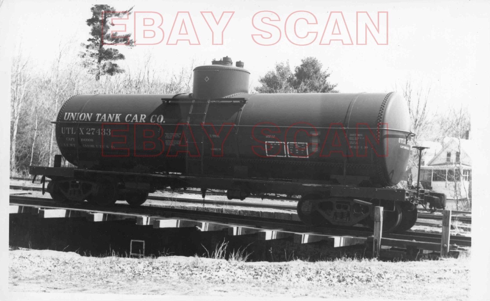 8CC278 RP 1977 UNION TANK CAR CO UTLX X27433 SANBORNVILLE NH | eBay
