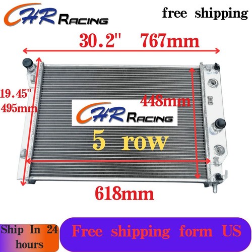 5 ROW ALUMINUM RADIATOR For 1997-2004 CHEVY CORVETTE Z06 C5 350 5.7L V8 ...