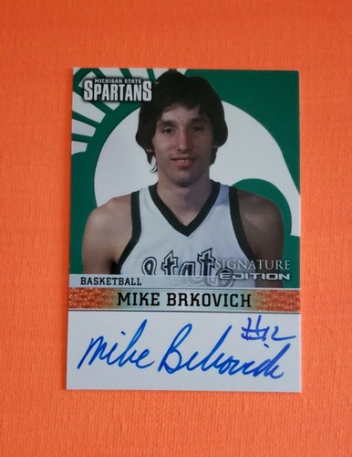 2003 Michigan State TK Legacy Autographes #SB2 Mike Brkovich BK | eBay