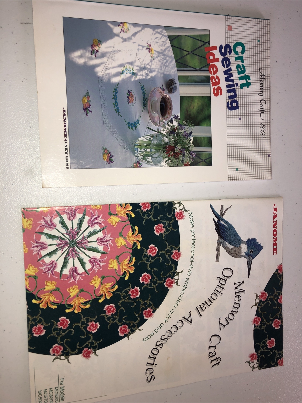 MEMORY CRAFT 8000 CRAFT SEWING IDEAS EMBROIDERY WITH YOUR MACHINE | eBay