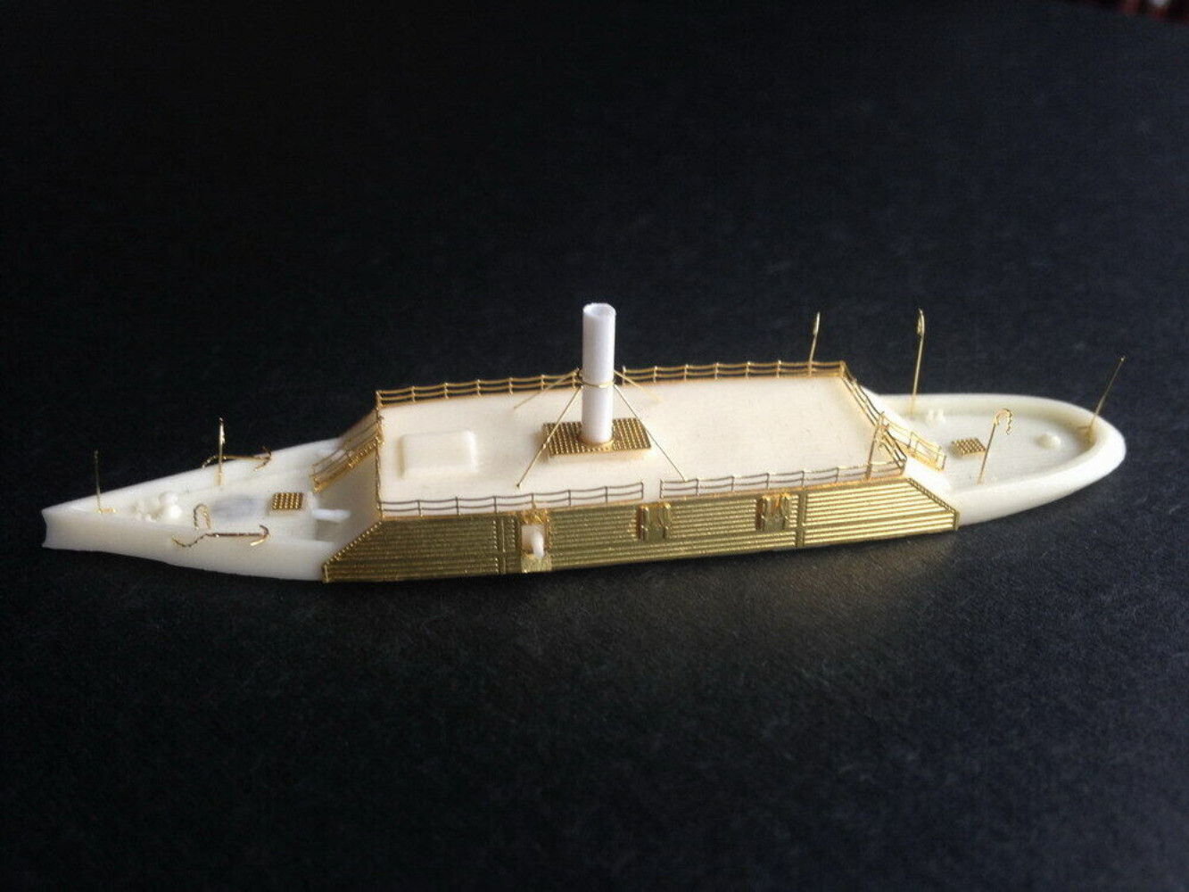 Resin kit 1/700 CRM79007 CSS Confederate States Navy ironclad Arkansas ...