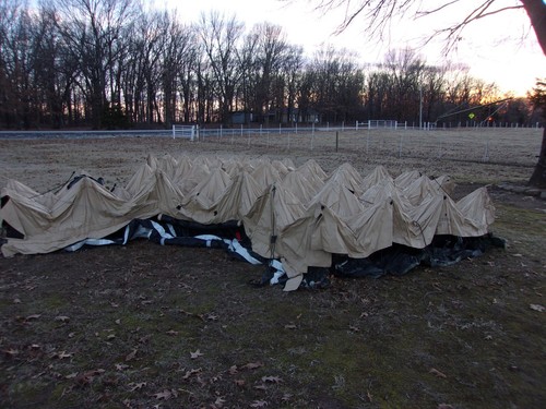 MILITARY SURPLUS DRASH TENT 3XB SERIES 22 x 15 ft CAMPING HUNTING GOOD ...