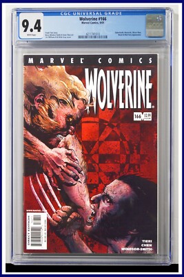 Wolverine #166 CGC Graded 9.4 Marvel September 2001 White Pages Comic Book. | eBay