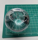 Beautiful Crystal Glass Apple Paperweight Larson w/ Sticker, Signed | eBay