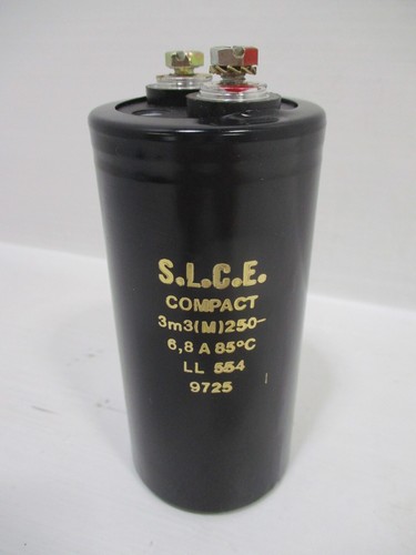 S.L.C.E. 9725 Compact Capacitor 6.8A 85°C 3m3 (M) 250- LL 554 SLCE | eBay