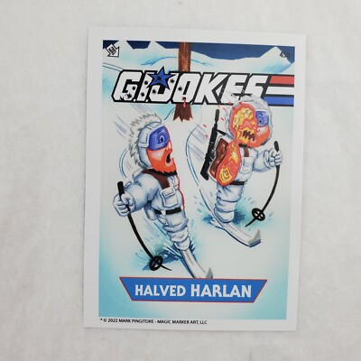 Gi Jokes Halved Harlan 45b Gi Joe Parody Snow Job 2022 Trading Card | eBay
