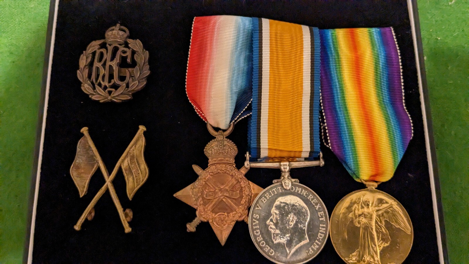 WWI RFC CEF Military Cross for Gallantry. Canadian Aviator Ace w/ 9 ...