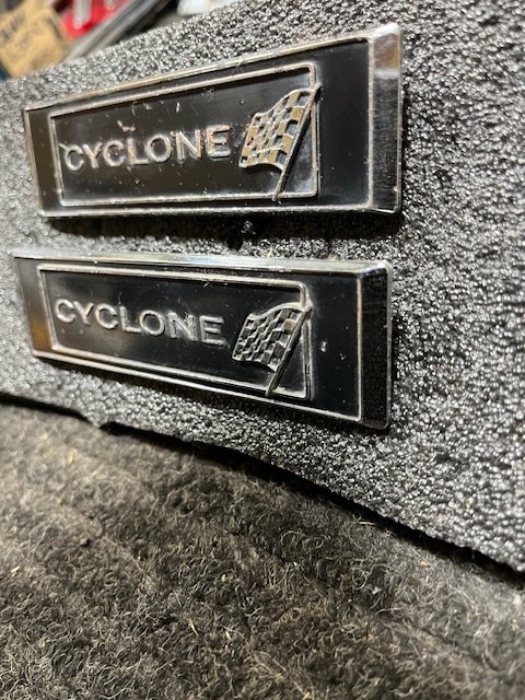1965 1964 Comet Cyclone Door Panel Emblems | eBay