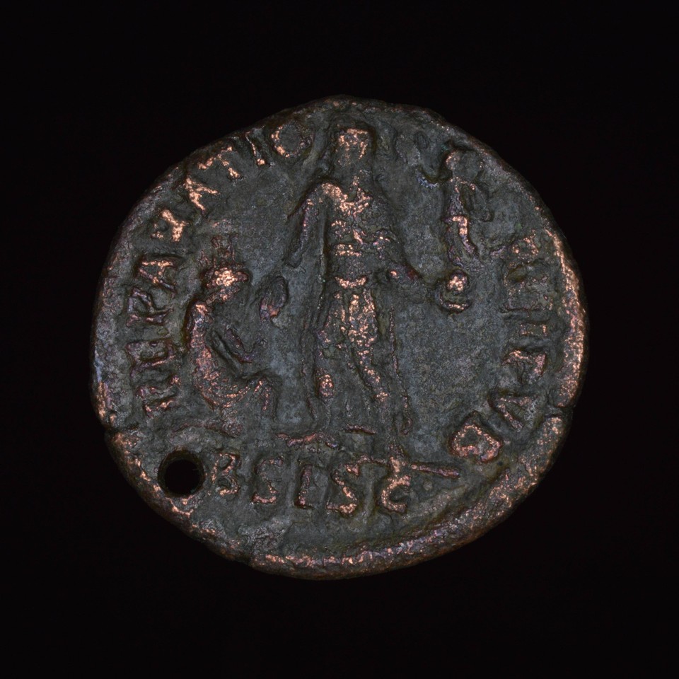 Roman Bronze Coin -- Theodosius I Follis | eBay