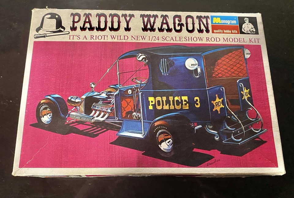 Monogram Paddy Wagon Model Kit PC217-200 1/24 Scale Built Up 1968 Kit ...