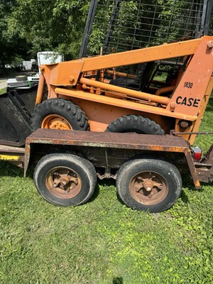 Case 1830 Skid Steer Loader Gas Engine With Trailer Central Illinois | eBay