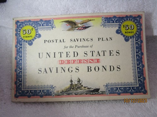 1941 United States Defense Savings Bonds Postal Savings Plan 10c Stamp ...