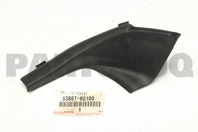 5386760100 Genuine Toyota SEAL FR FENDER TO 53867-60100 | eBay