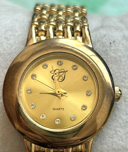 EJ Ladie’s 26mm Quartz Gold Tone Watch | eBay