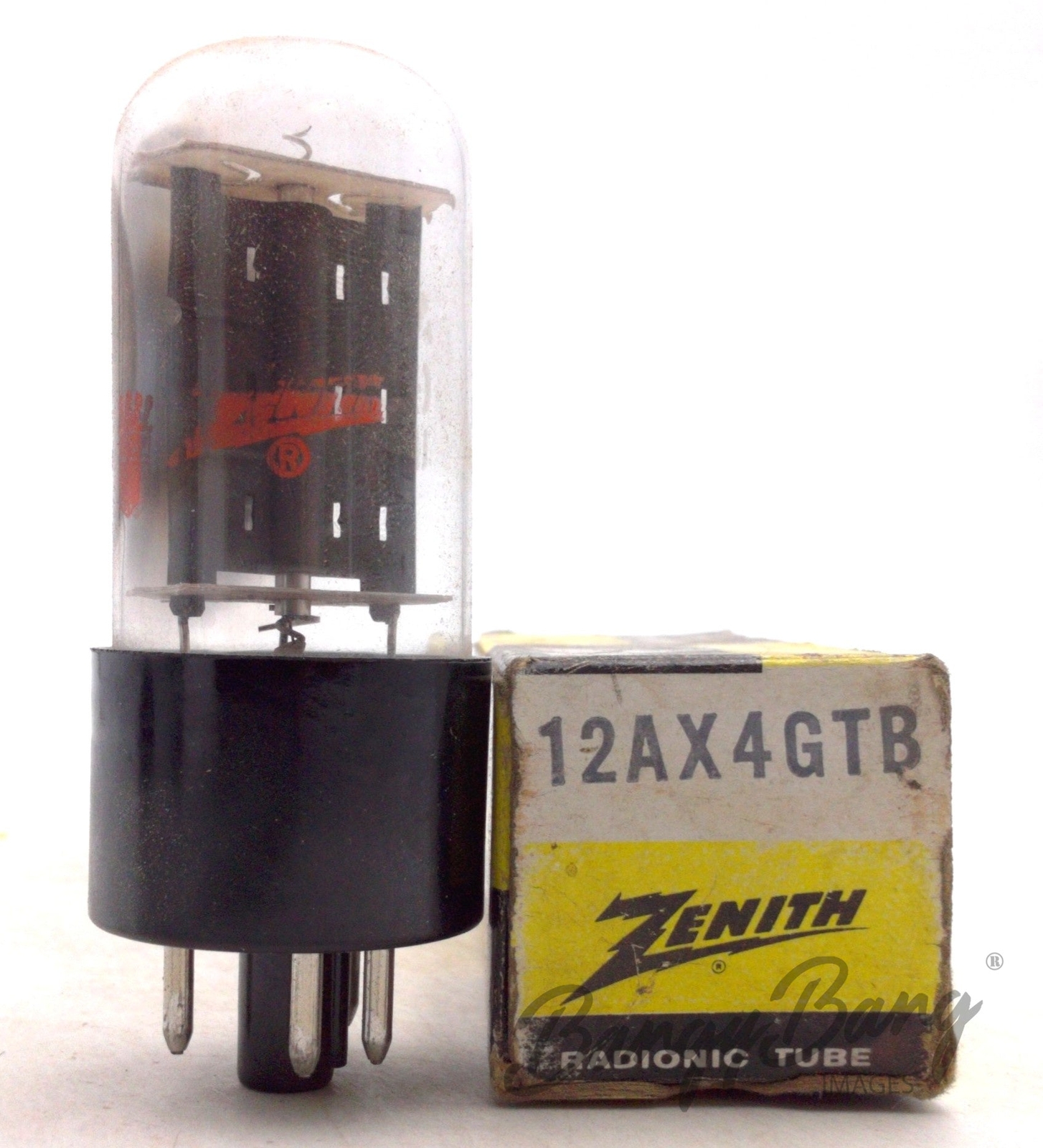 Zenith 12AX4GTB Half-Wave Rectifier Damping Diode TV Audio Vacuum Tube ...