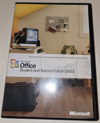 Microsoft Office Student and Teacher Edition 2003 Word Excel with ...