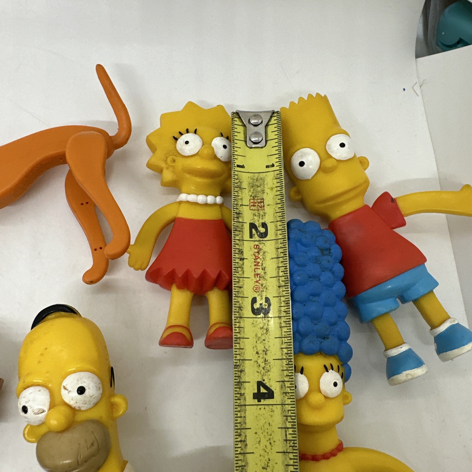 10 2002 The Simpsons Bendable Poseable Figures Homer Bart Lisa Mr Burns ...