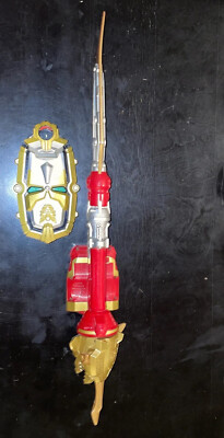 Power Rangers Megaforce Ultra Dragon Spinning Deluxe Sword Spear Gosei ...