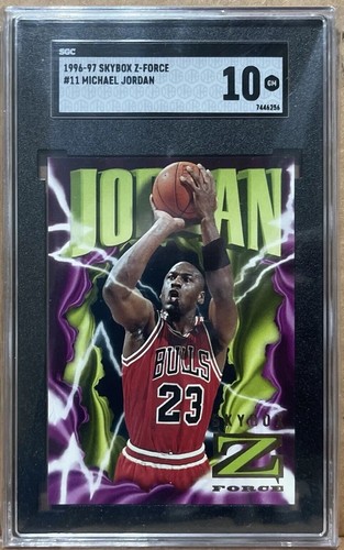 1996 Skybox Z Force Michael Jordan #11 SGC 10 | eBay