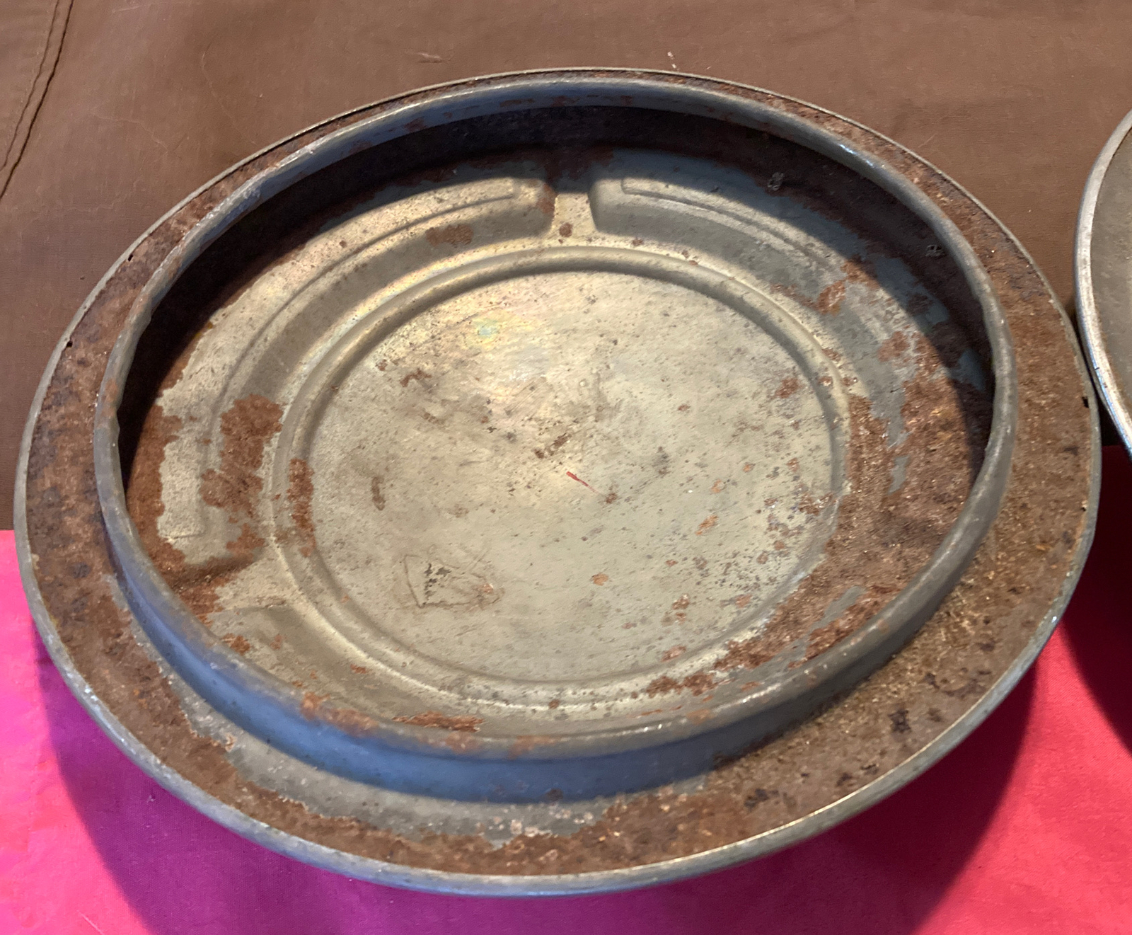 SET 2 1950's Pontiac Motor Division DOGDISH HUBCAPS OEM CAPS Wheel ...