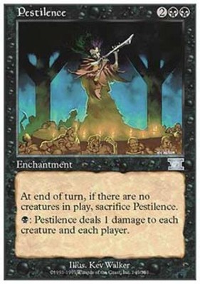 Pestilence - Medium Play MTG Classic 6th Edition | eBay