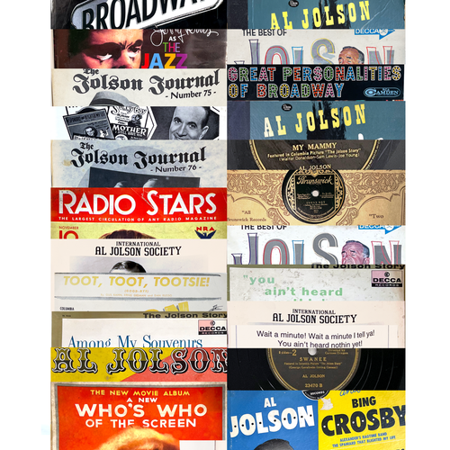 Vintage Al Jolson Collector’s Bundle of 23 From Archive of Jolson’s ...