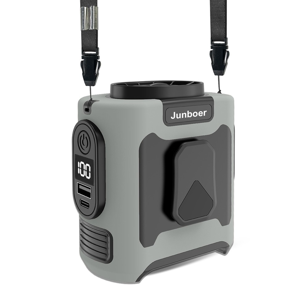 Waist Clip Cooling Fan - Portable Hanging Neck Fan USB Rechargeable ...