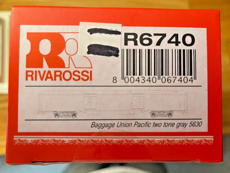 HO Rivarossi Union Pacific Baggage Car. Road number 5630. | eBay