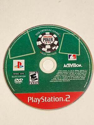 World Series of Poker (PlayStation 2 PS2) - DISC ONLY - works - Fast ...