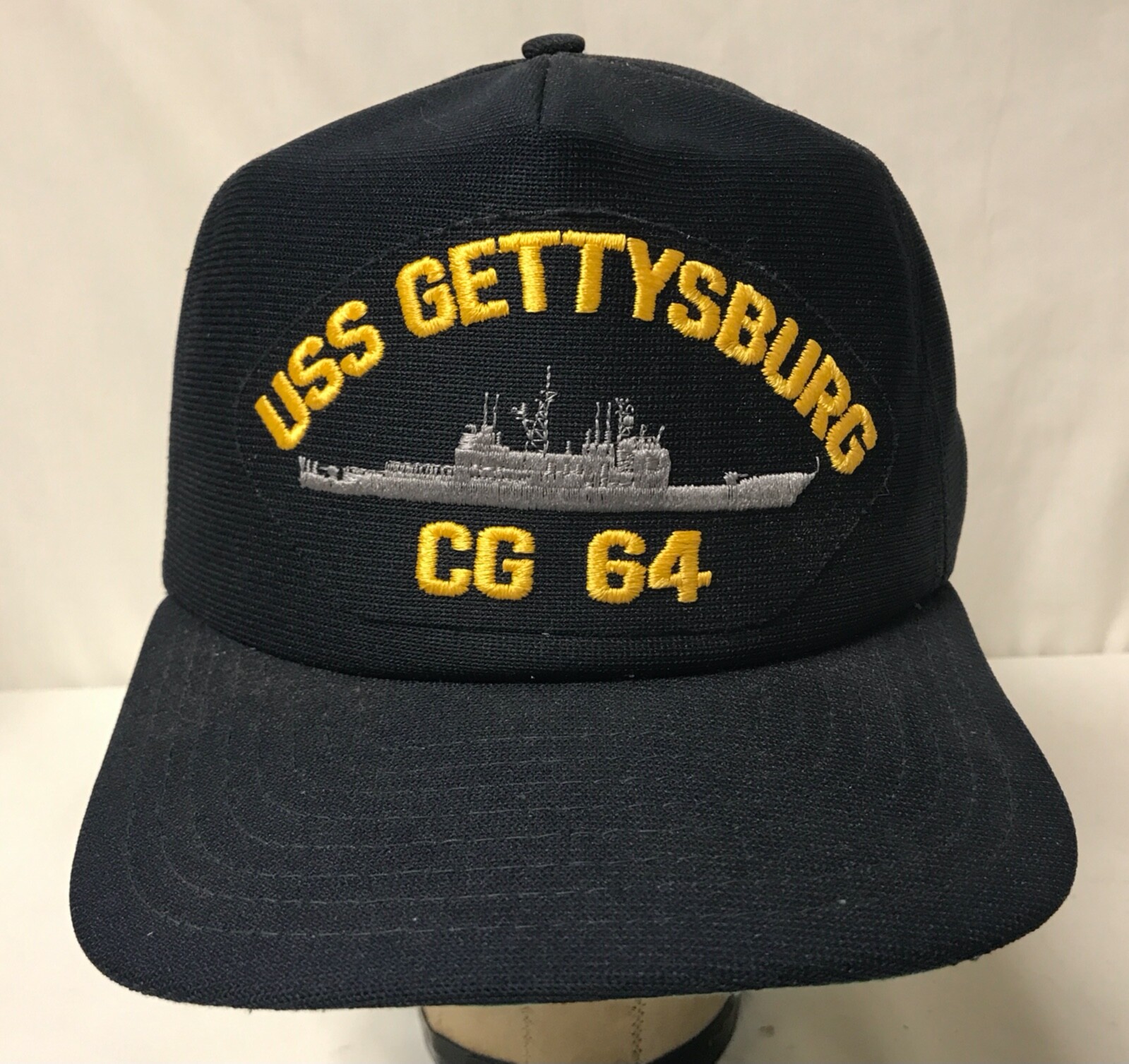 USS GETTYSBURG CG - 64 PLANKOWNER US NAVY CAP GVC - Gem