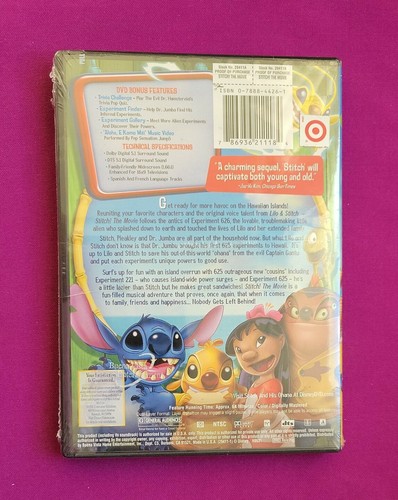 Stitch The Movie (DVD, 2003) for sale online | eBay