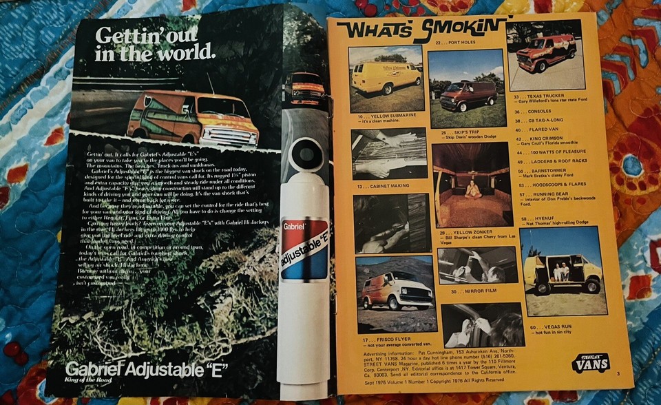 Vintage STREET VANS Magazine Sept 1976 Van Ideas Consoles How To | eBay