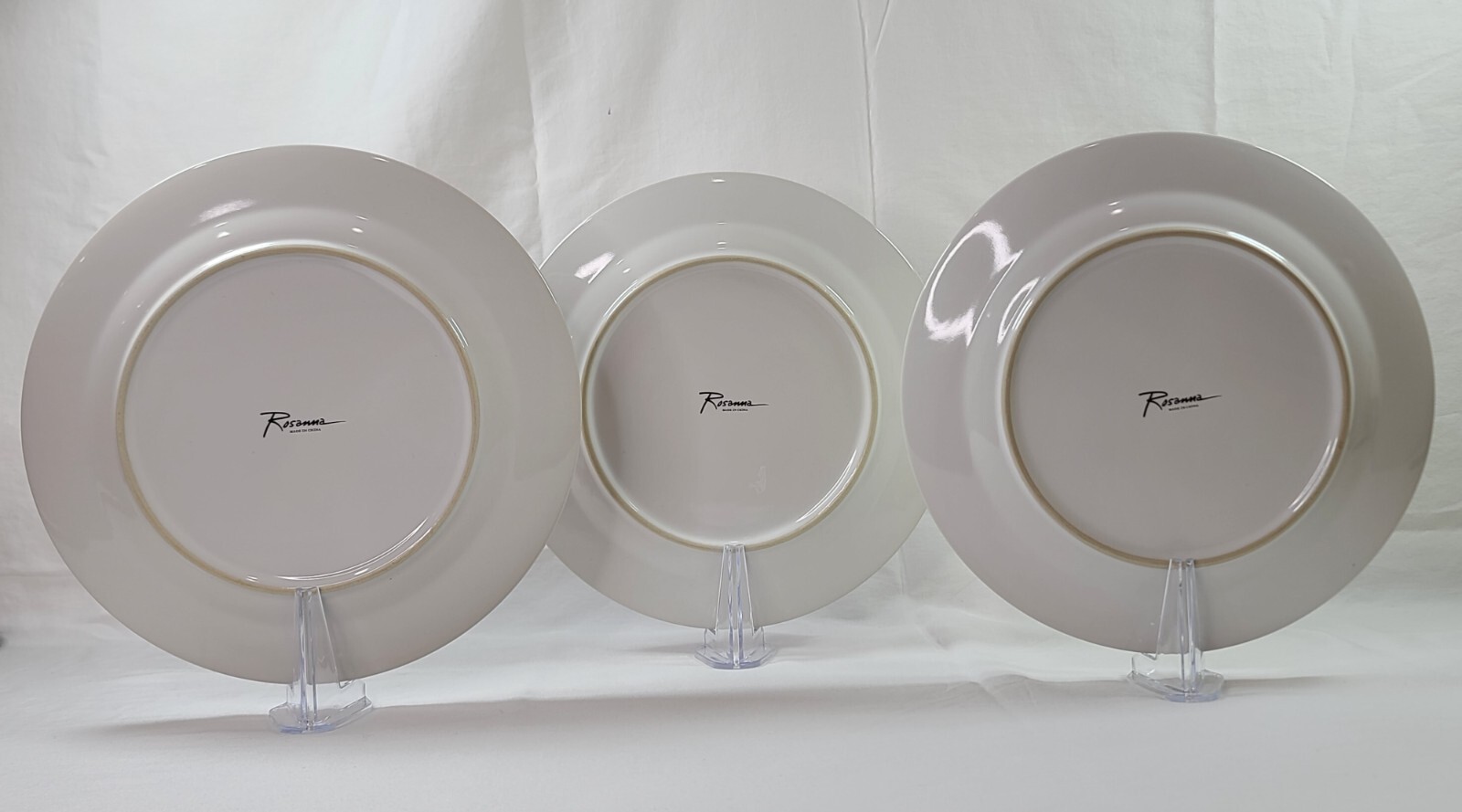 ROSANNA LUNCHEON PLATES HIGH HEEL PARTY SHOES POLKA DOT RIMS - SET OF 3 ...