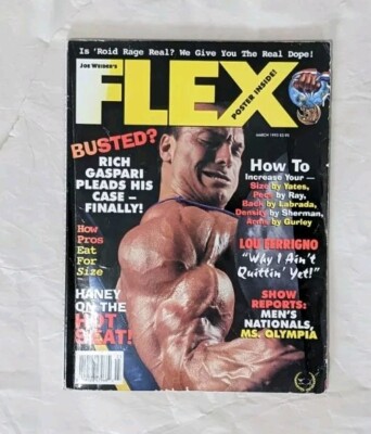 Joe Weider's FLEX March 1993 magazine | eBay